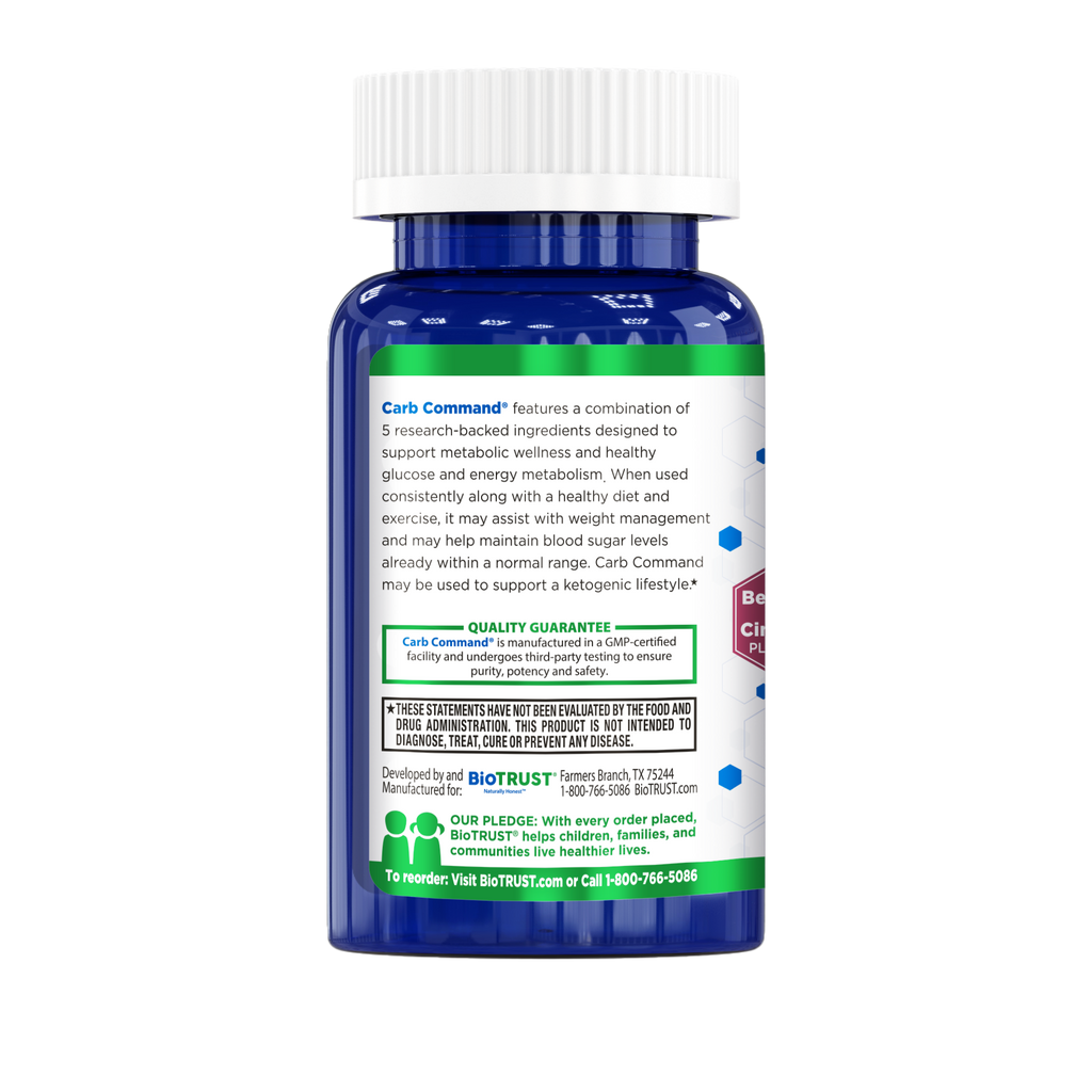 Carb Command — Healthy Carb Management Supplement | BioTRUST