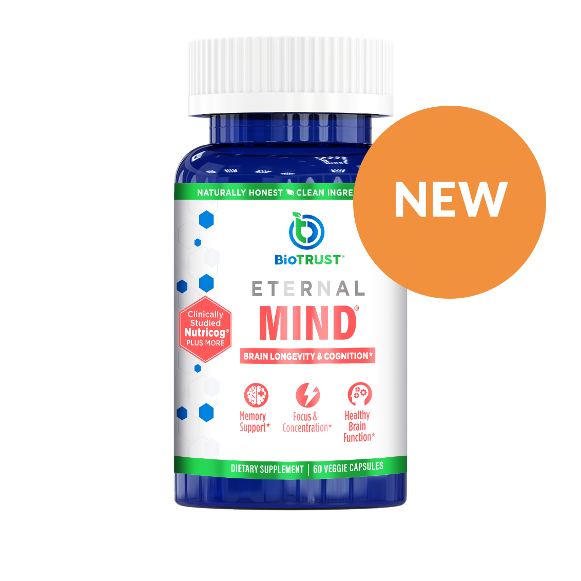 ETERNAL MIND® Brain Health Supplement for Longevity and Cognition ...