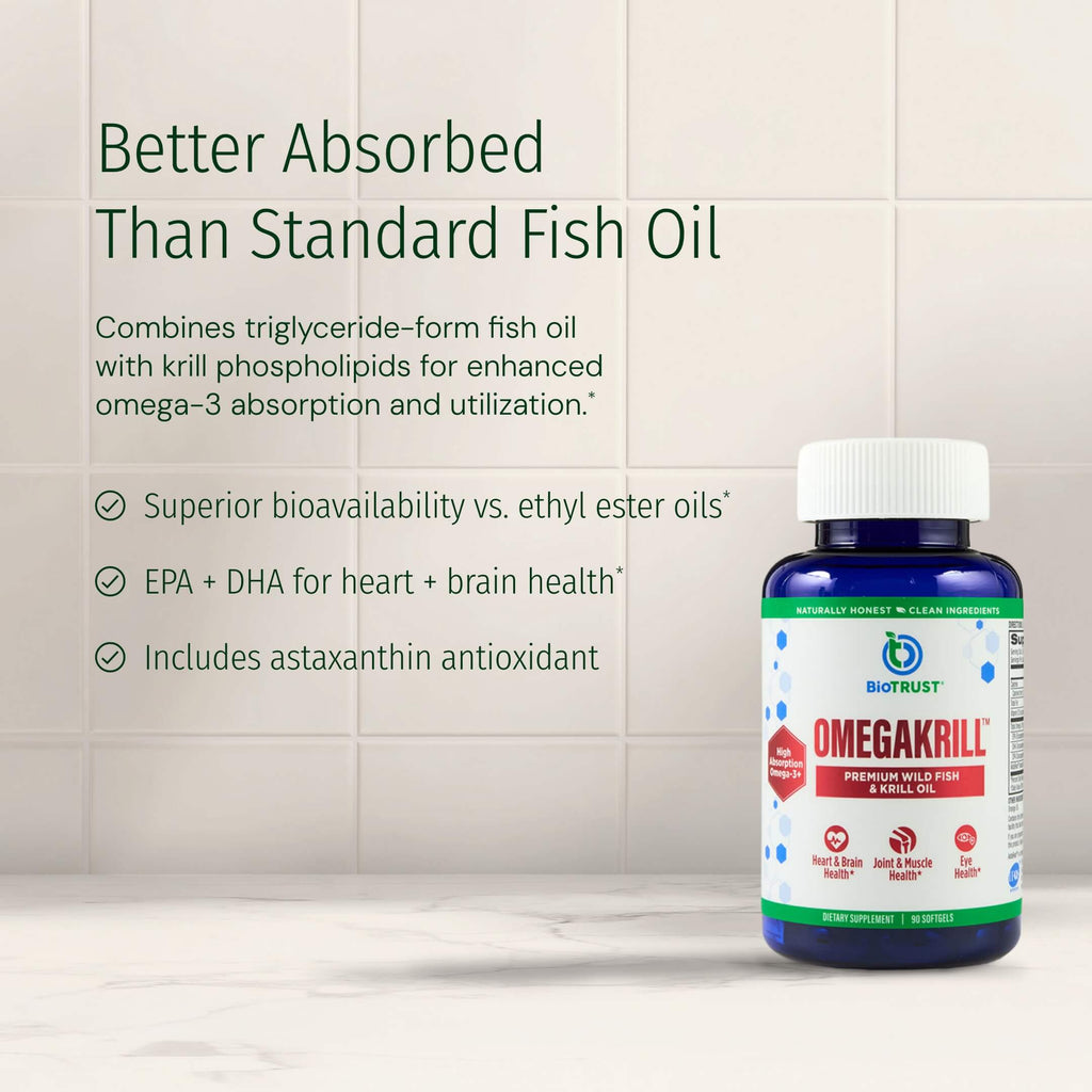 OmegaKrill™ — Pure & Potent Omega-3 Supplement | BioTRUST