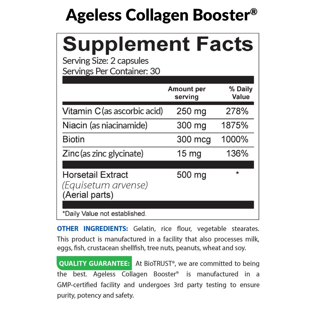 Ageless Collagen Booster®— Boosts Collagen Production | BioTRUST